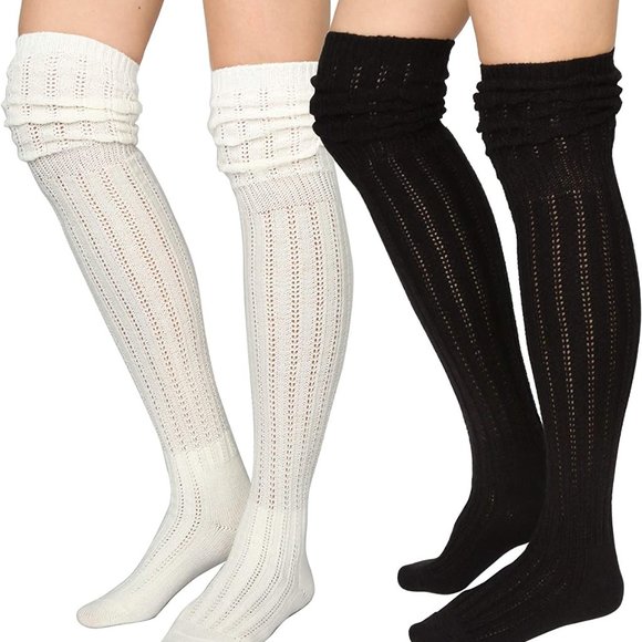 Accessories | Over The Knee Slouch Socks Boot Socks Slouchy Socks Knee ...
